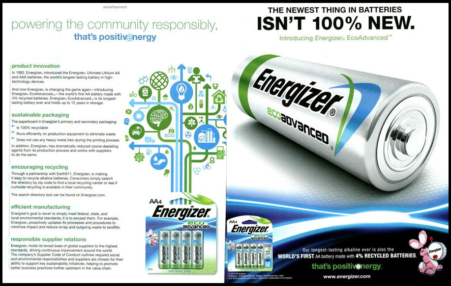 Duracell Magazine Ad